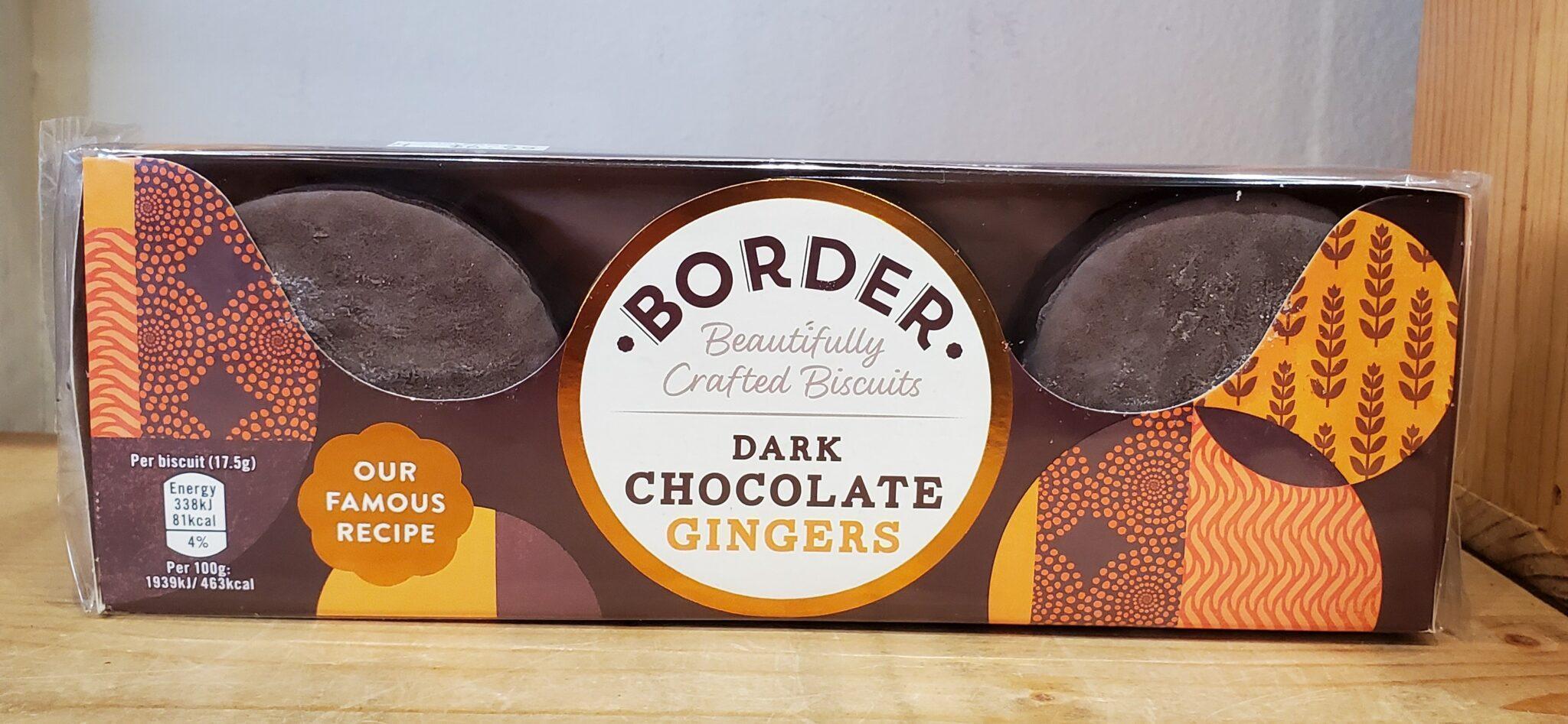 Dark Chocolate Gingers – Border – McLeans Specialty Foods